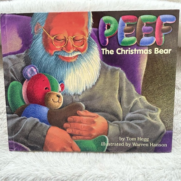 Other | Vintage Hardcover Book Peef The Christmas Bear By Tom Hegg 48 ...